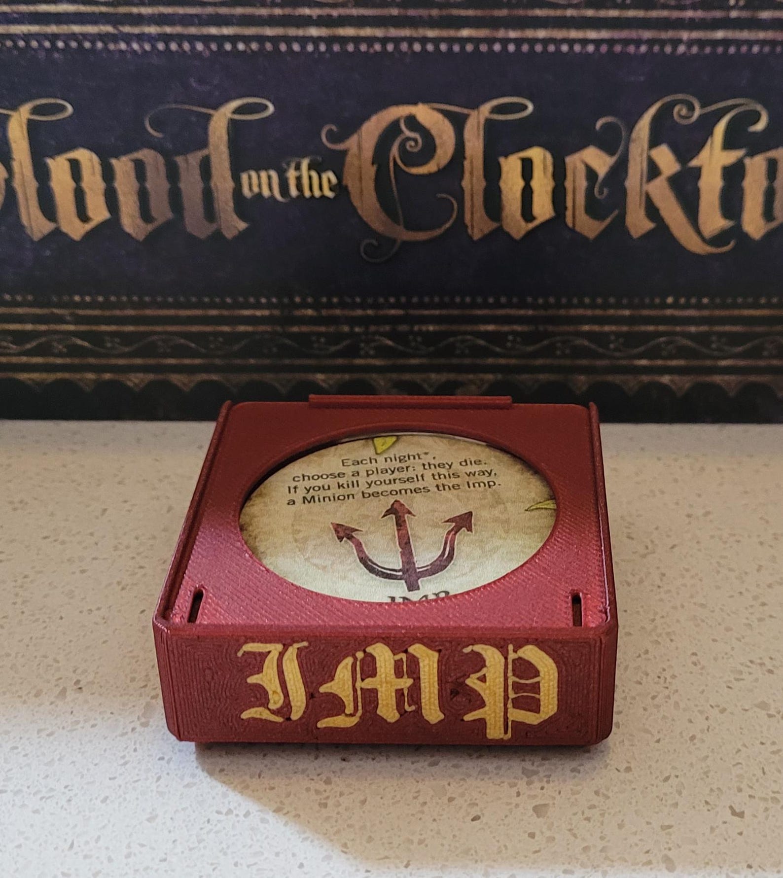 Premium Blood on the Clocktower Token Storage - Etsy