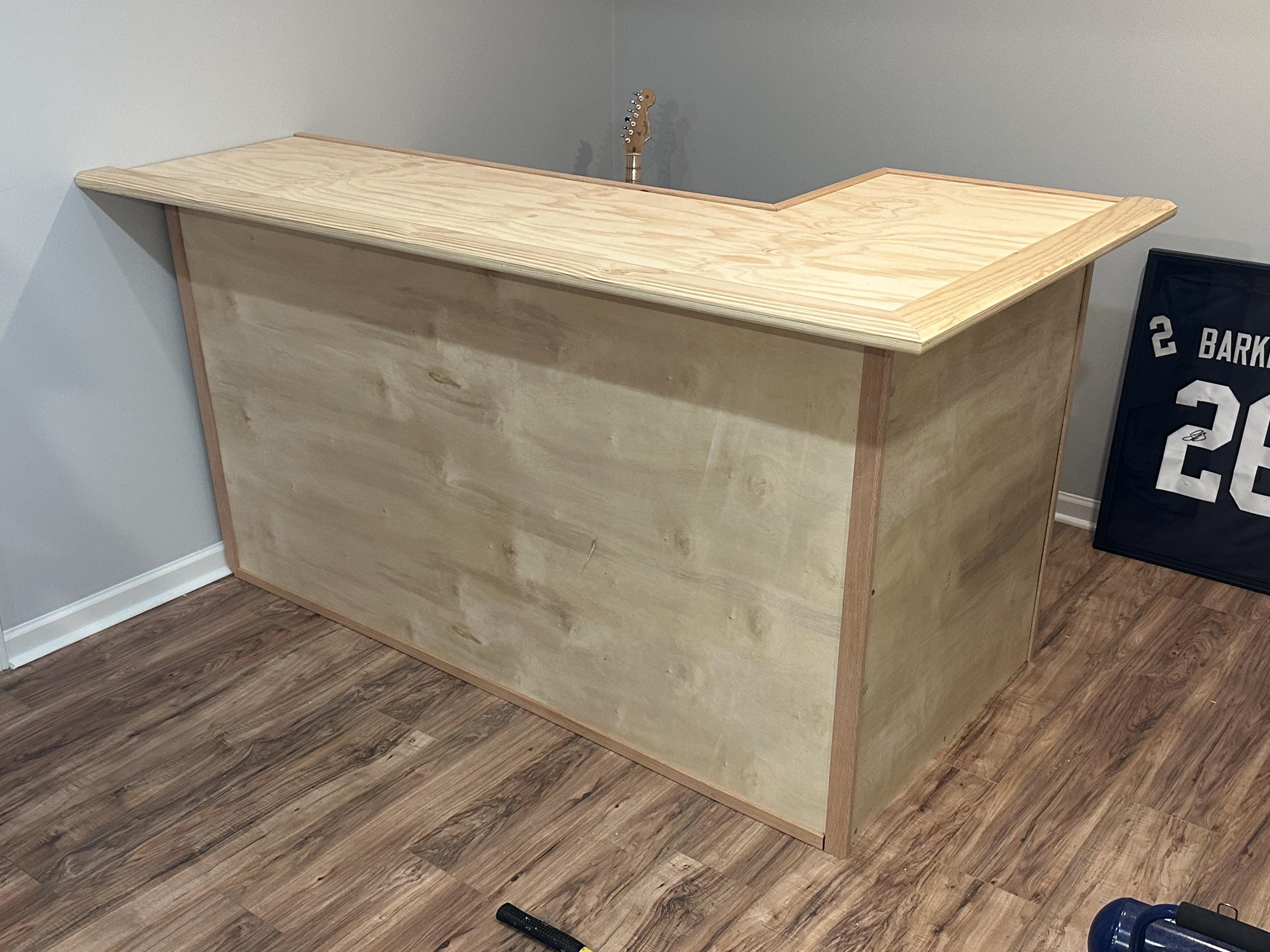 DIY Home Bar - Build Your Own - Plans, Cut List, and Step-by-step Instructions! (beginner Level ...