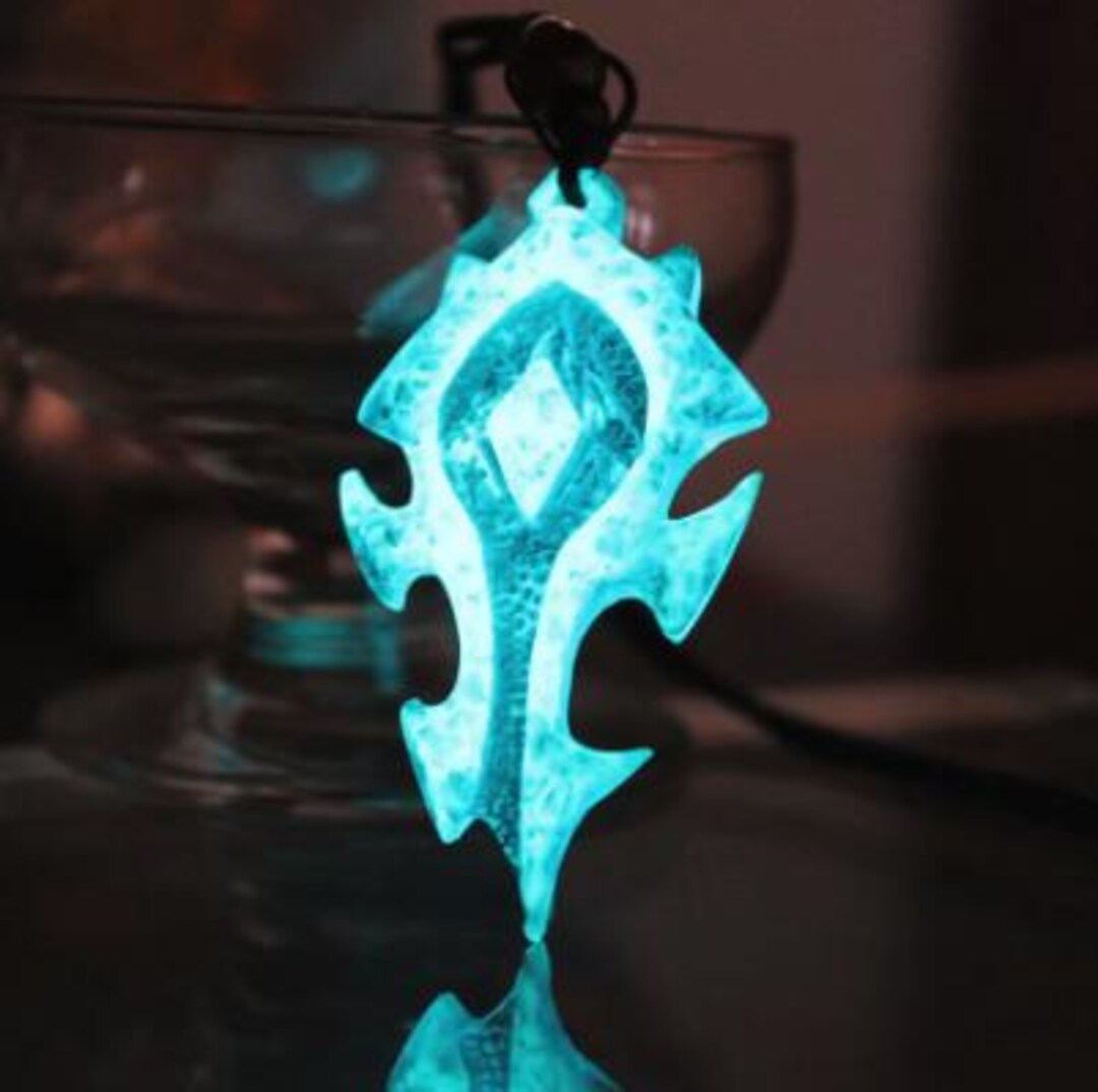 World of Warcraft Necklace Glows in the Dark Horde Alliance Wow ...