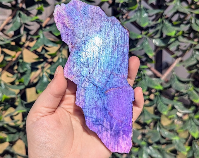 Purple Moonstone Slabs With Blue Flash | Stone of Intuition, Balance ...