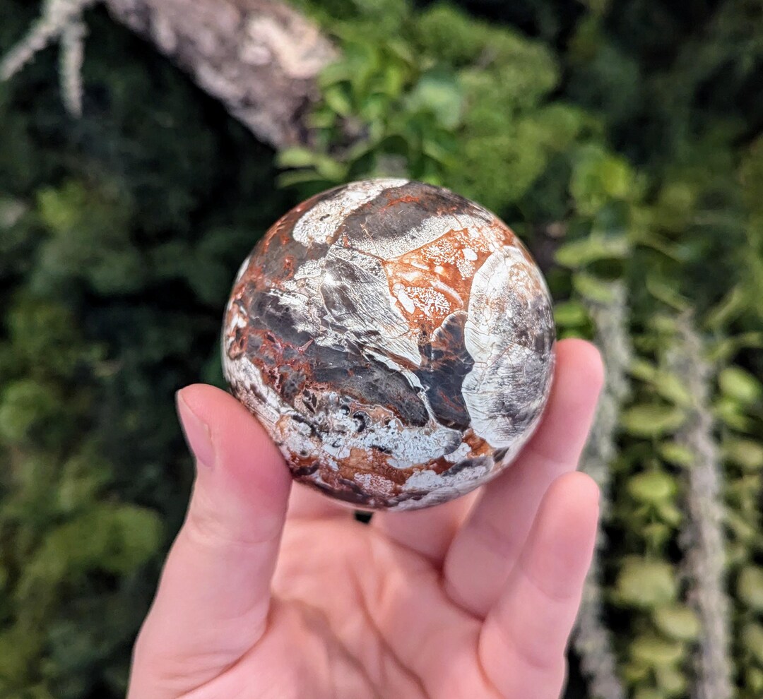 Money Agate Spheres Stone of Prosperity, Protection & Grounding - Etsy