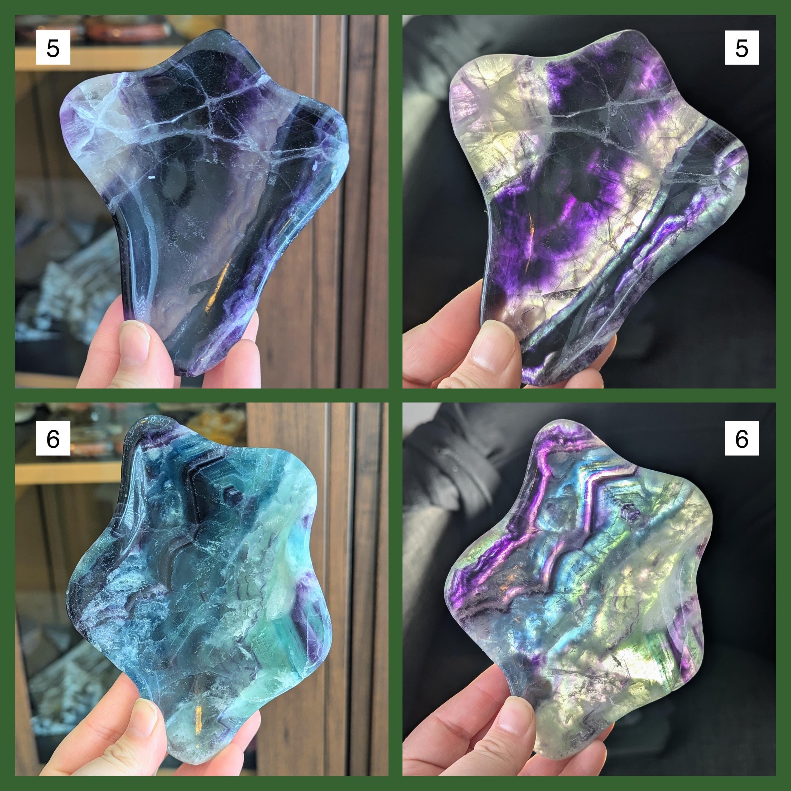 Stunning Fluorite Bowls | Multiple Shapes and Sizes – Stone of Focus ...