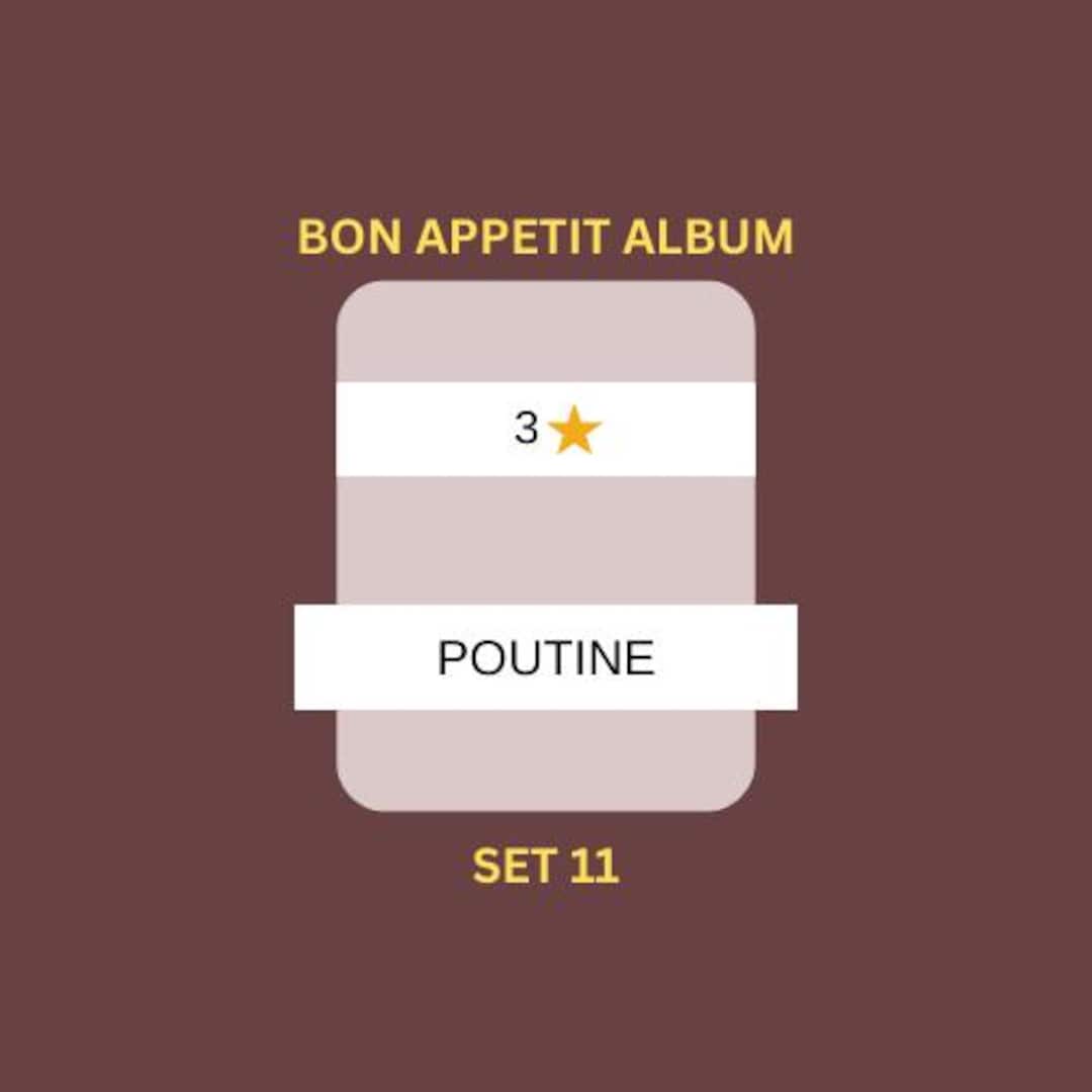Poutine - Monopoly Go Set 11 - Bon Appetit Album - Etsy
