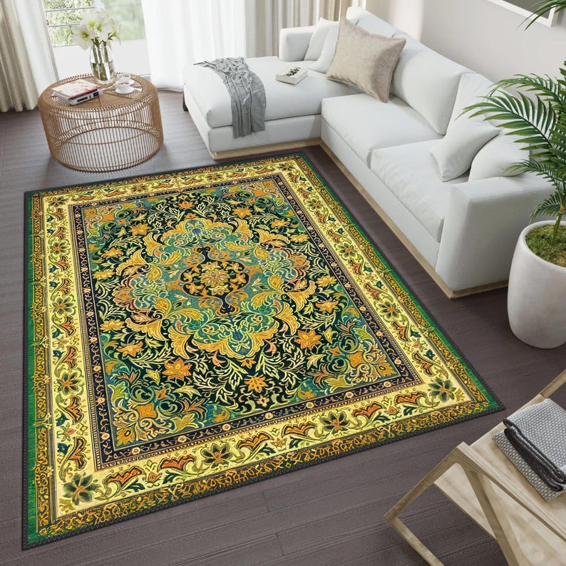 Japanese Tatami Rug, Oriental Cultural Rug, Mid Century Medallion, Rugs ...