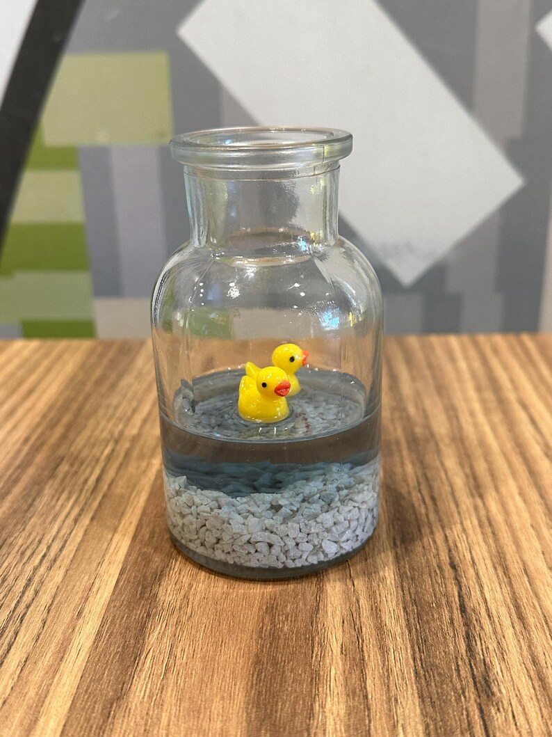Pair of Rubber Ducks in a Bottle - Etsy