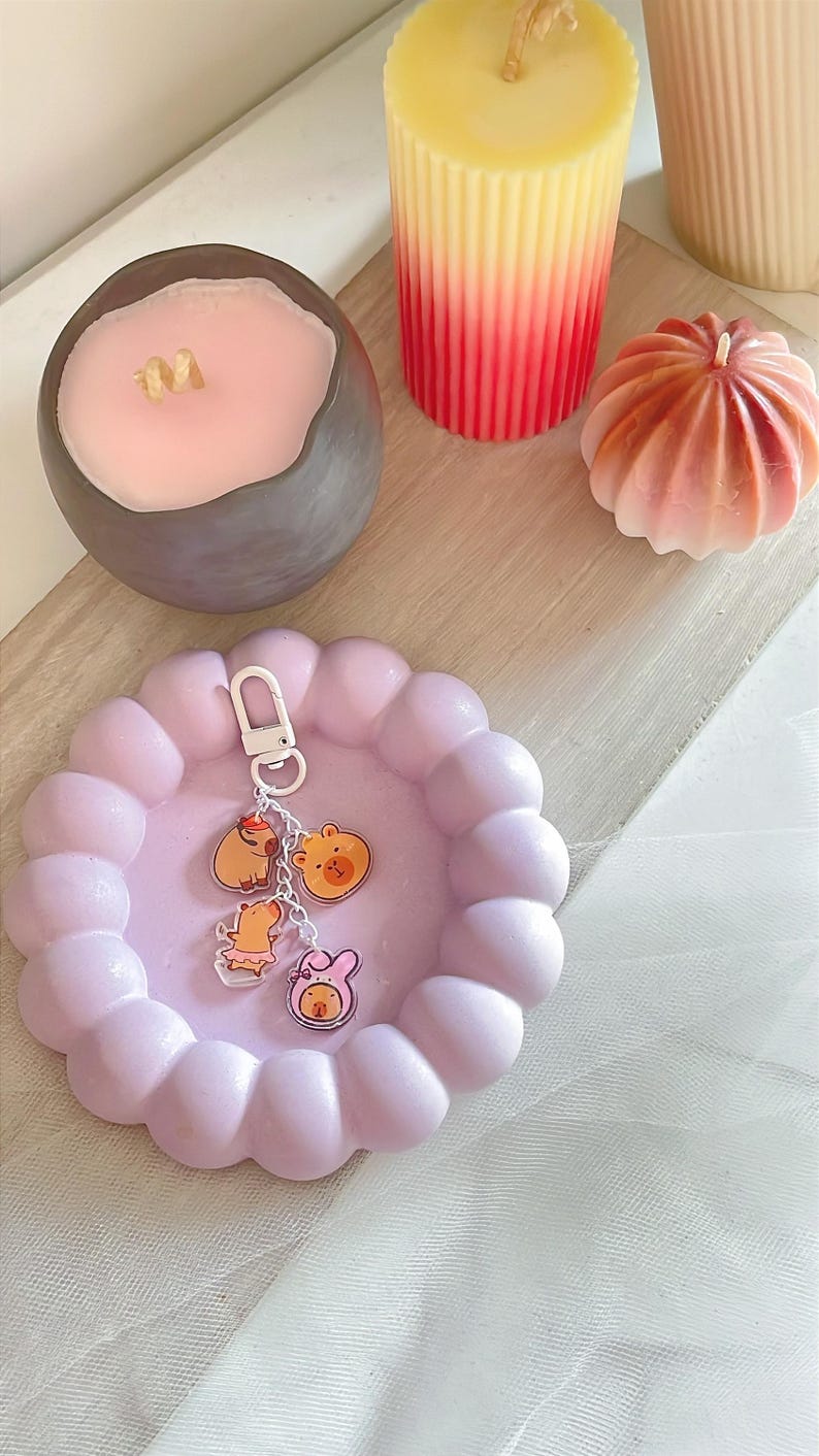 Chiikawa Hachiwa Usagi / Hatsune Miku / Kuromi / Capybara Charms Key ...