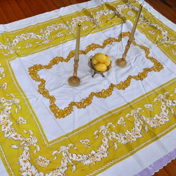 Yellow Tablecloth - Etsy