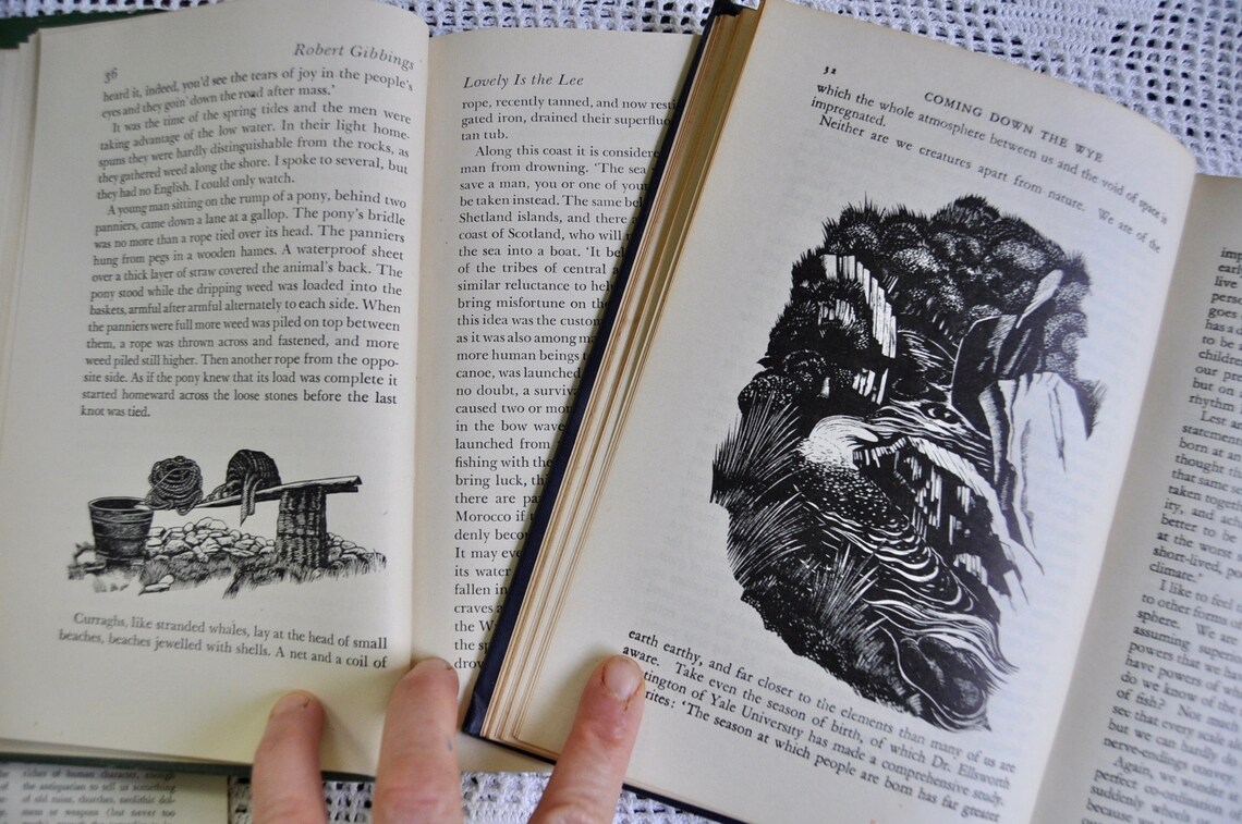 Coming Down the Wye/illustrated Nature Writing Book on Rural | Etsy