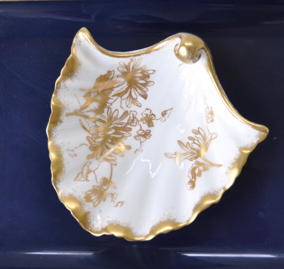Bone China Scallop Shell/Vintage Hammersley Scallop T… - Gem