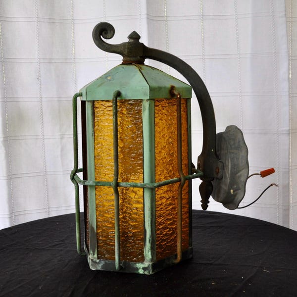 Vintage Porch Light - Etsy