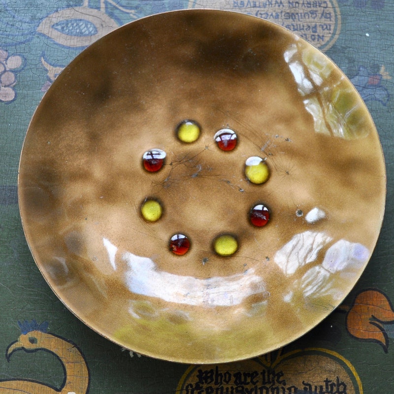 Red Atomic Bowl - Etsy