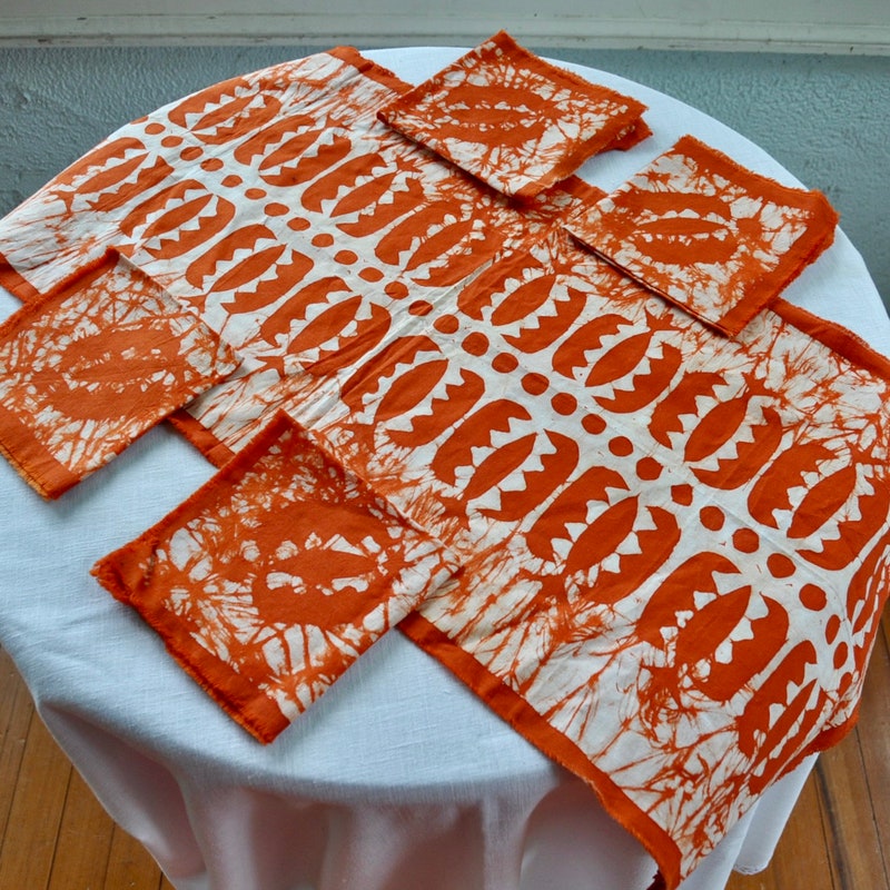 Batik Table Runner - Etsy