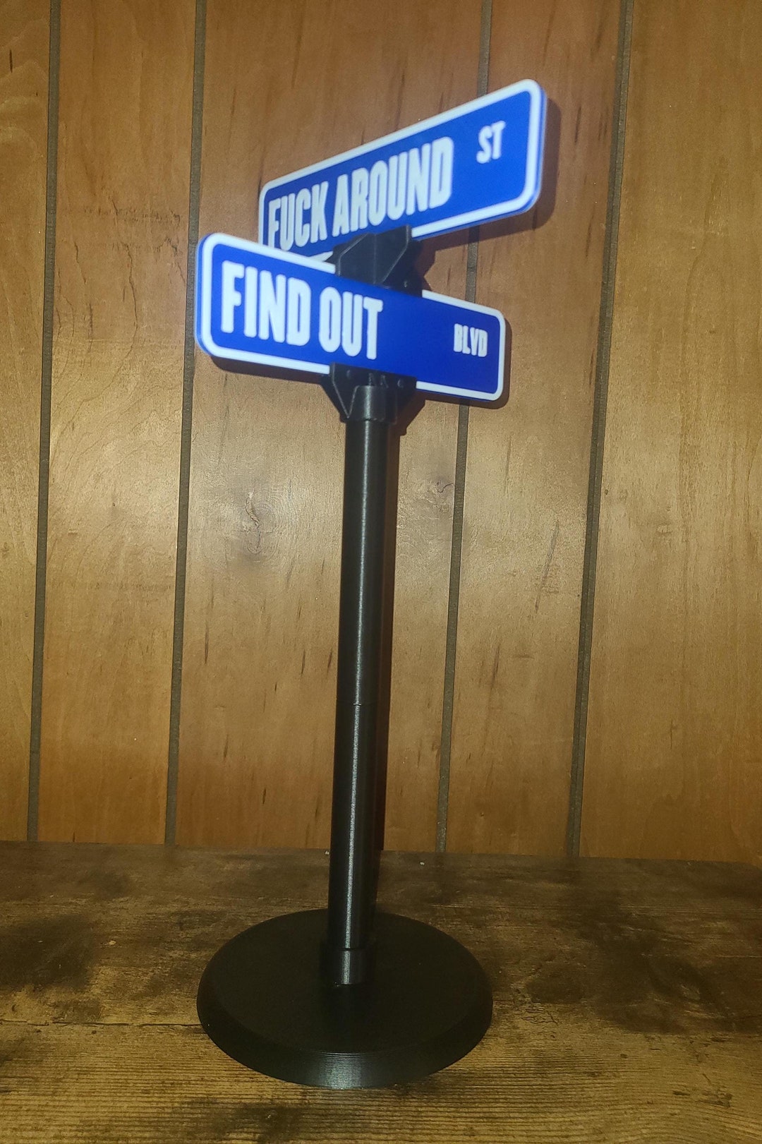 FAFO Street Sign 3D Printed Desk Decor - Etsy