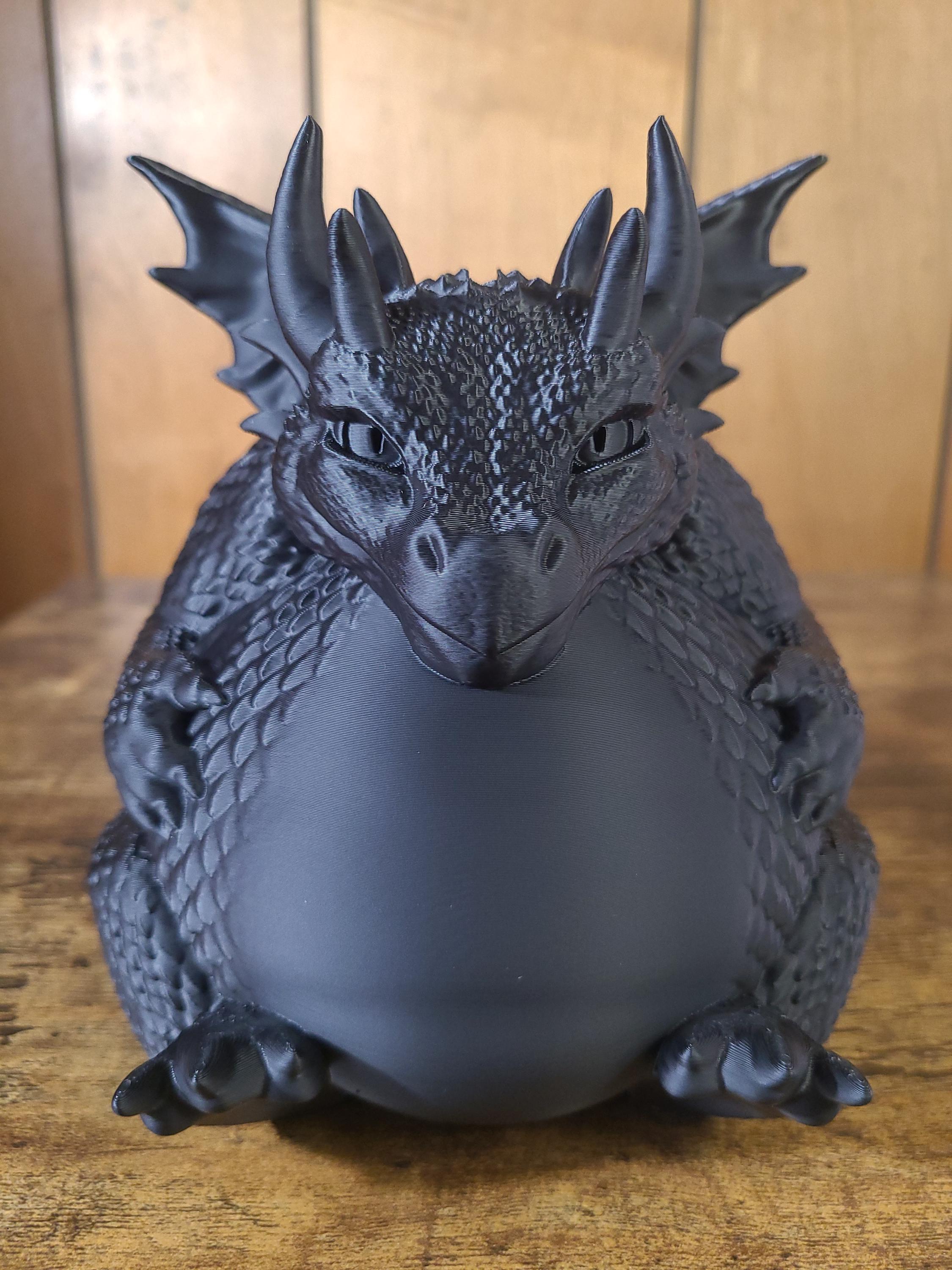 Chonky Dragon Coin Bank | Fat Dragon Piggy Bank | 3D Printed | Fate's ...