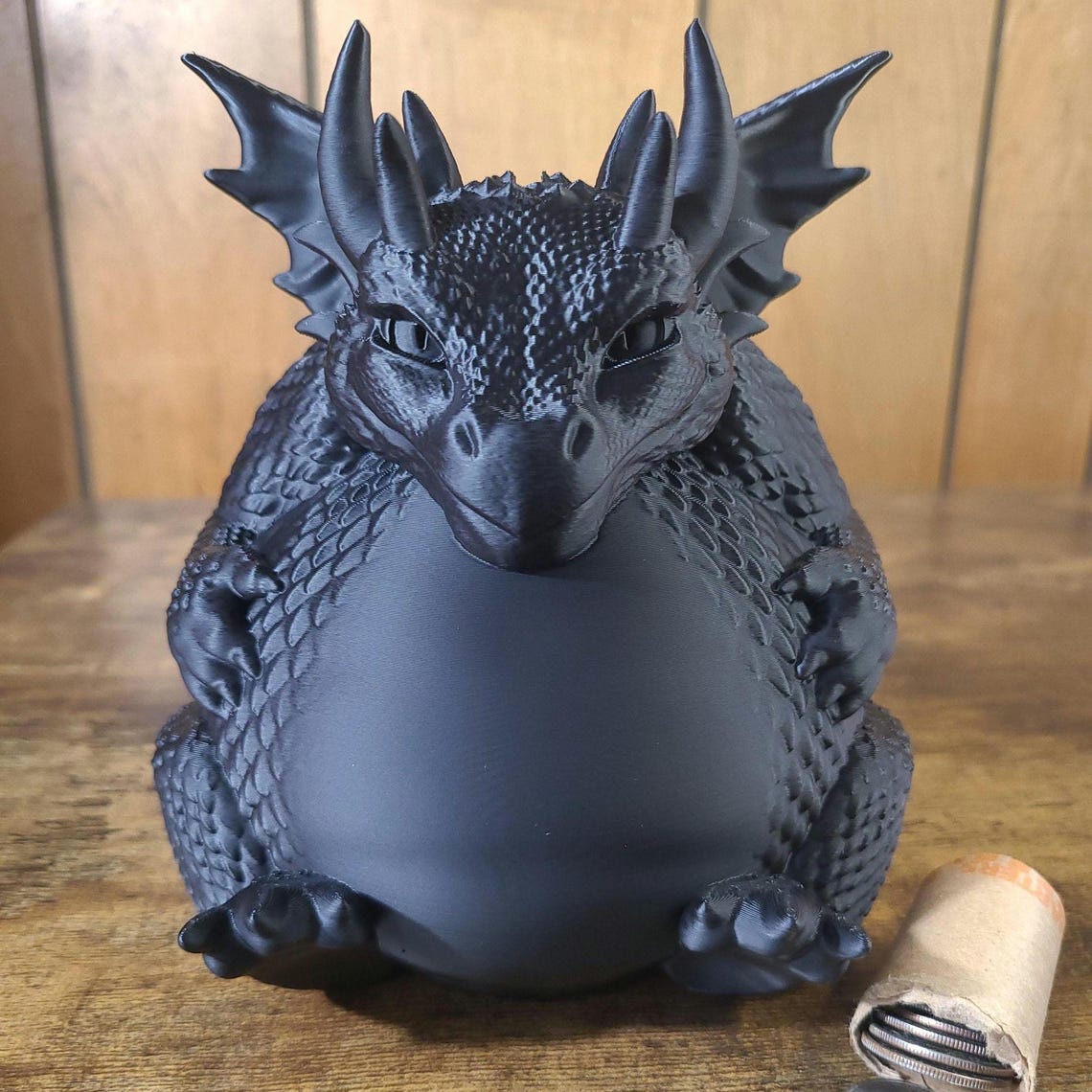 Chonky Dragon Coin Bank | Fat Dragon Piggy Bank | 3D Printed | Fate's ...