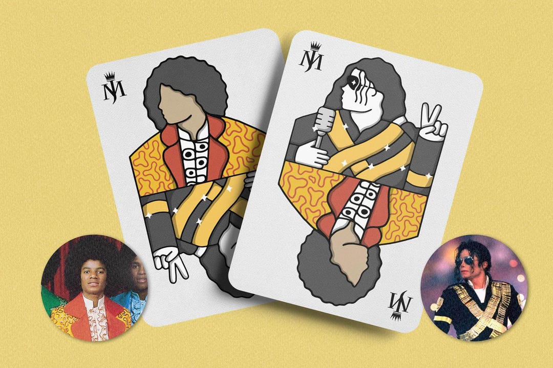 Custom Playing Card Style Hand-drawn Personalized Illustration | Unique ...
