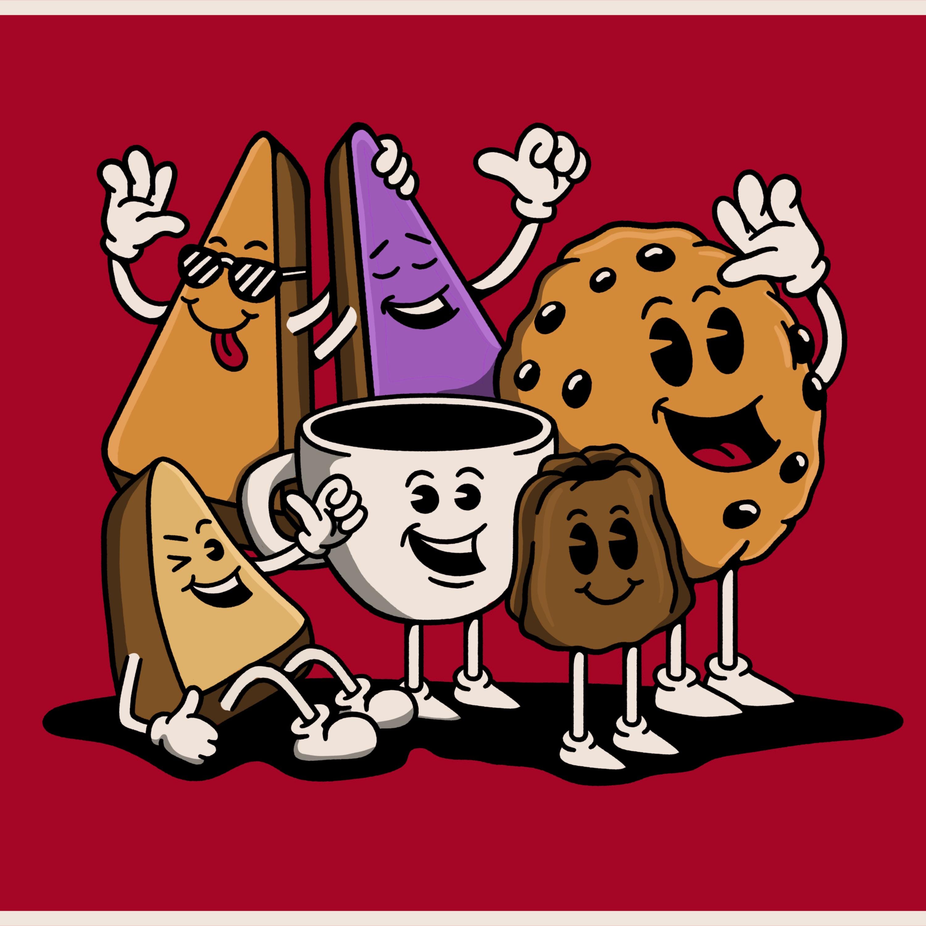 Custom Mascot Cartoon Logo Design: Hand-drawn Retro Illustration ...