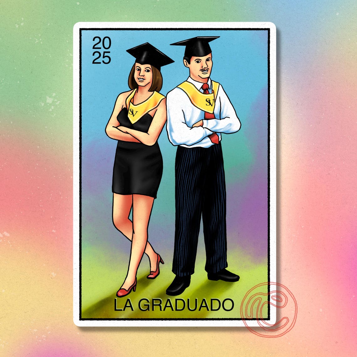 Custom Loteria Card Deck 54 Cards - Gift Hand Drawn Design From Your ...