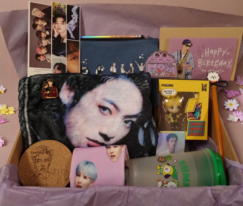BTS Bangtan Boys Mystery Box - Surprise Fanmade Bulletproof Merch Box ...