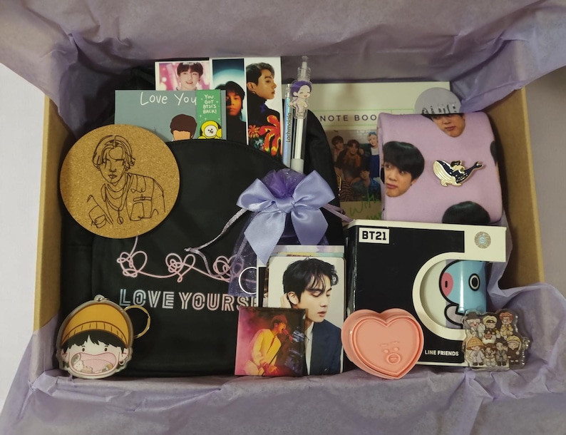 BTS Bangtan Boys Mystery Box - Surprise Fanmade Bulletproof Merch Box ...