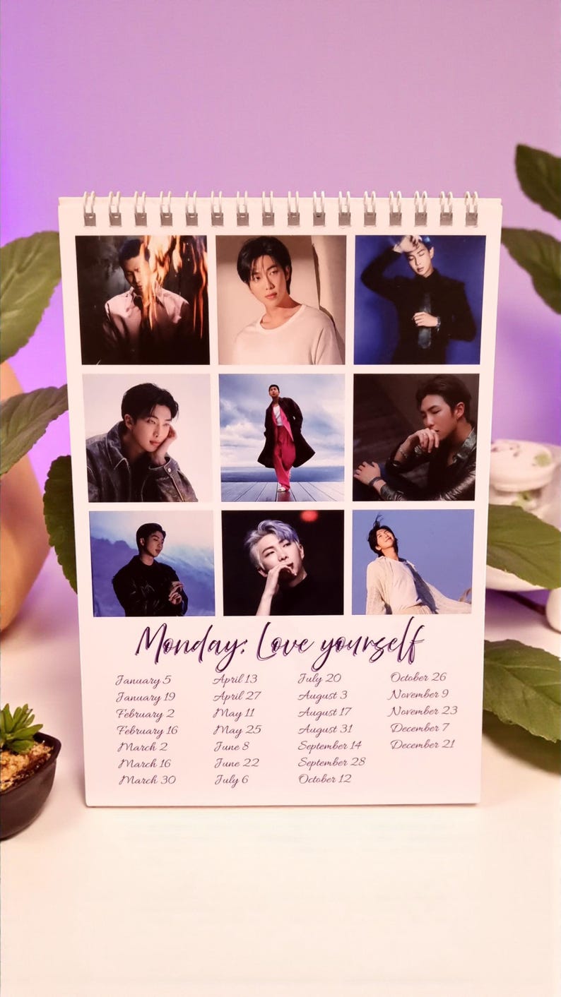 BTS 2026 Desk Calendar | Daily Inspiration From BTS, K-pop Fan Gift ...
