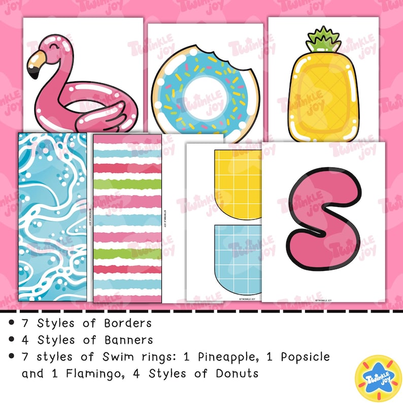 Floating Into Summer Bulletin Board Kit: Summer Classroom Decor - Etsy