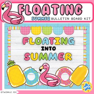 Floating Into Summer Bulletin Board Kit: Summer Classroom Decor - Etsy