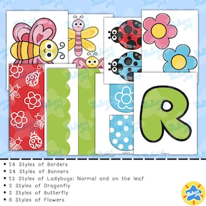 Buggy About Learning, Spring Bulletin Board Kit | April Bulletin Board ...