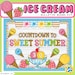 Ice Cream, Countdown to Summer Bulletin Board Kit & Name Tags | May ...