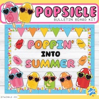 Hello Summer Bulletin Board Kit - Etsy