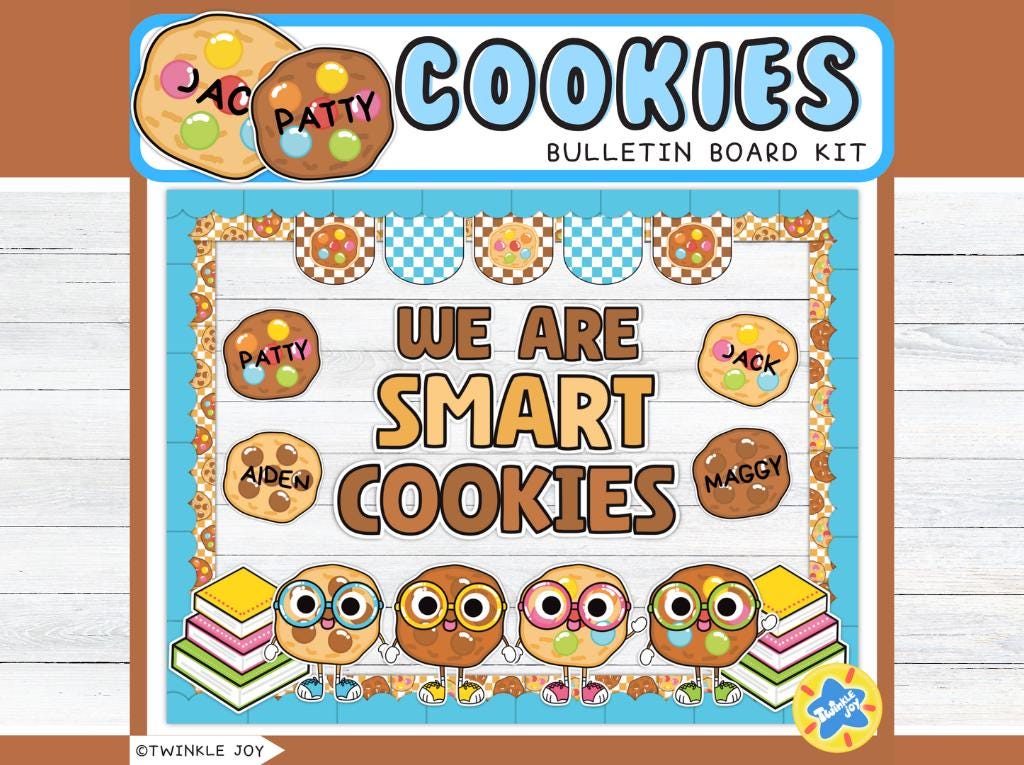 Smart Cookies Bulletin Board Kit: Back to School Classroom Decor - Etsy