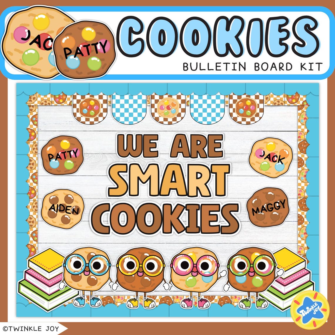 Smart Cookies Bulletin Board Kit: Back to School Classroom Decor - Etsy