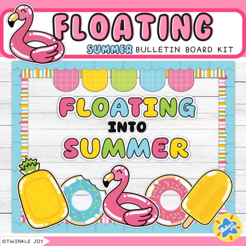 Floating Into Summer Bulletin Board - Etsy