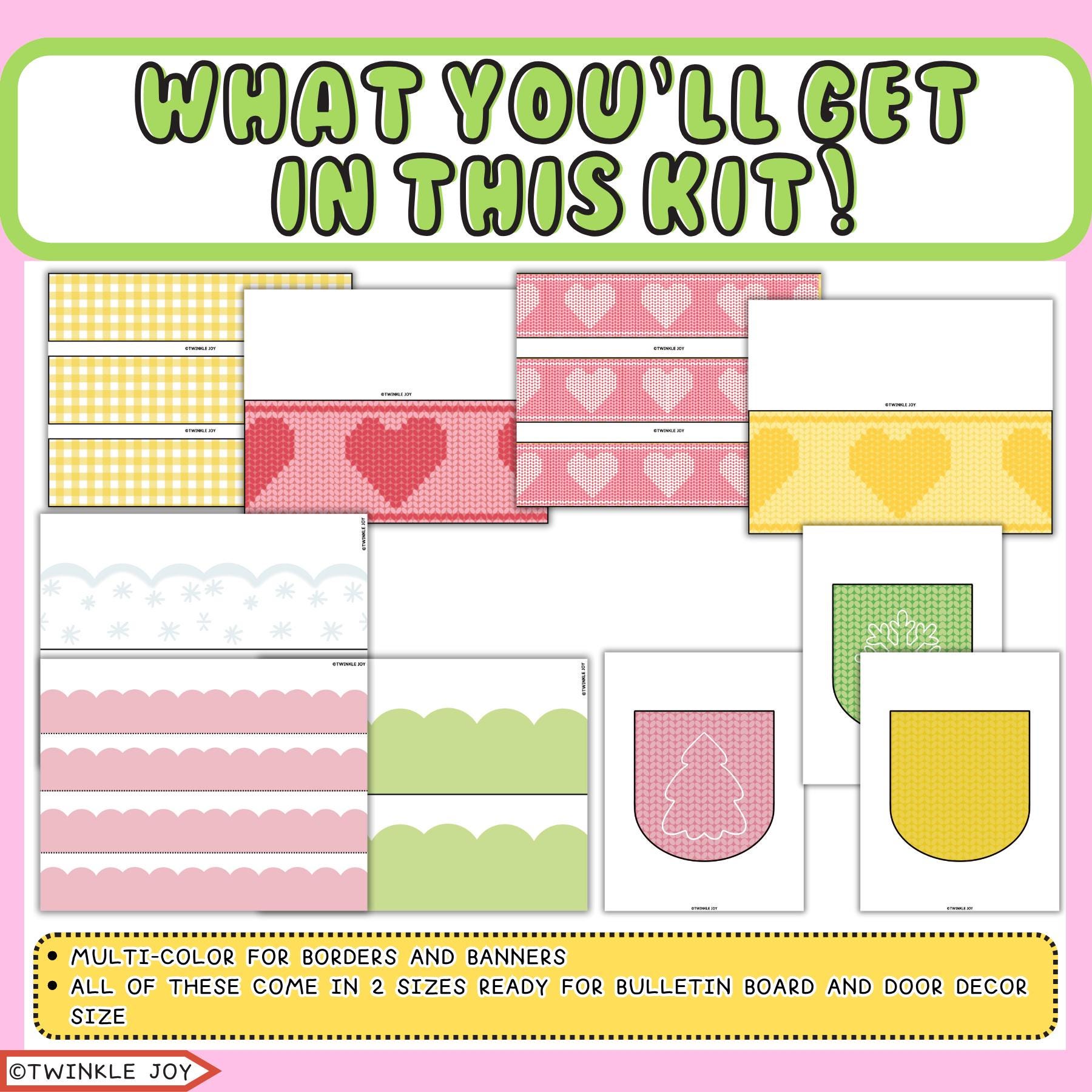 Sweater Weather, December, Bulletin Board Kit & Coloring Pages ...