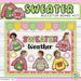 Sweater Weather, December, Bulletin Board Kit & Coloring Pages ...