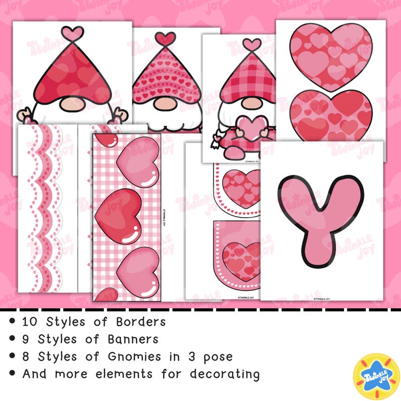 Gnome One Like You, Valentine's Day Bulletin Board Kit | February ...