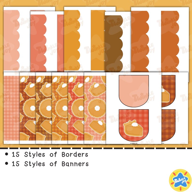 Thankful Cutie Pies, Sweet as Pie!, Thanksgiving and Fall Bulletin ...