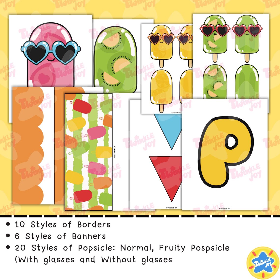 Poppin Into Summer, Popsicle, Summer Bulletin Board Kit & Name Tags ...