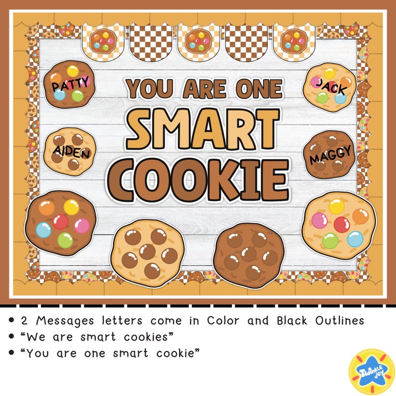 Smart Cookies Bulletin Board Kit: Back to School Classroom Decor - Etsy