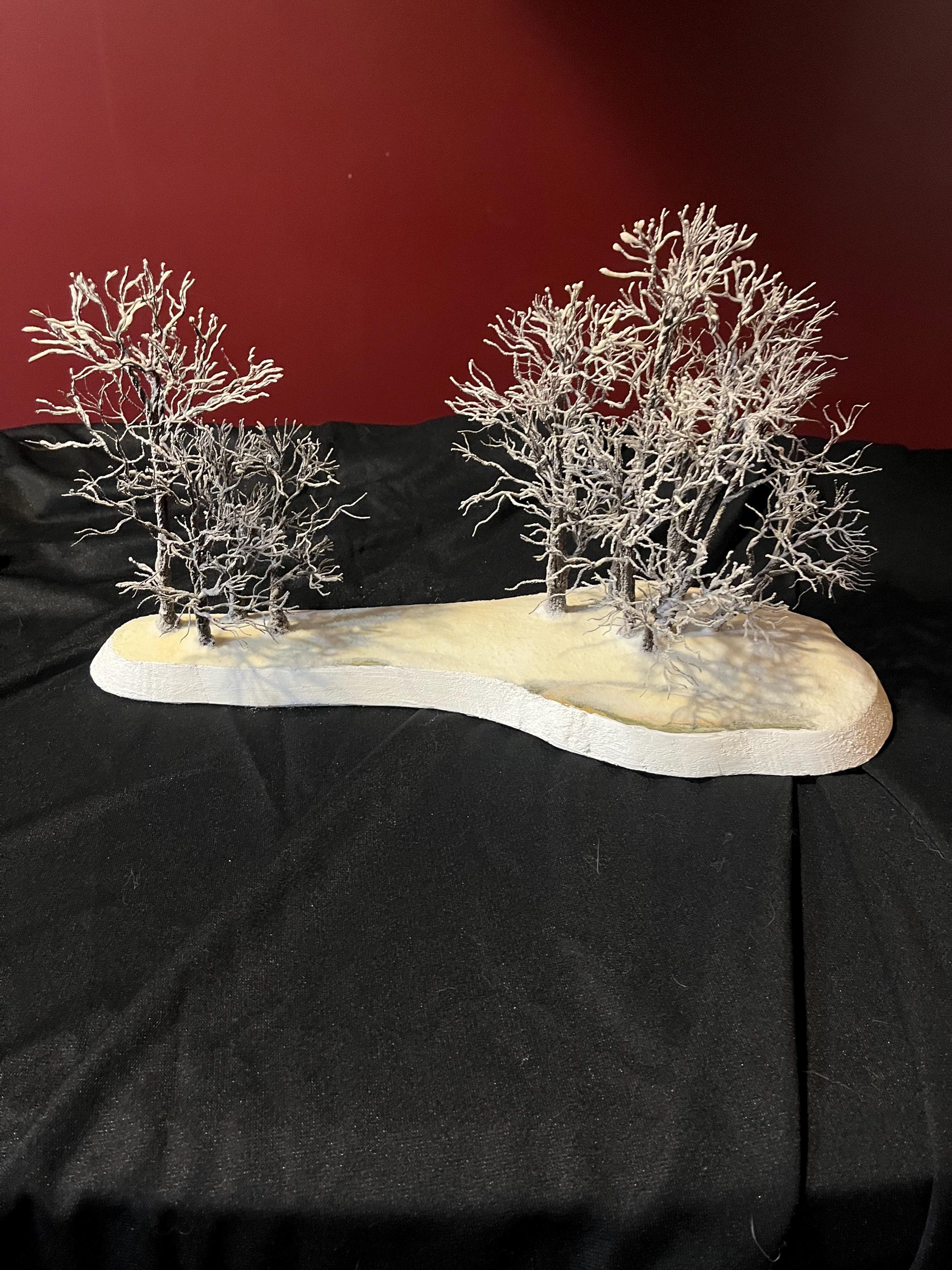 Winter Tree Sculpture: Grouping. Handmade, Numbered and Signed by the ...