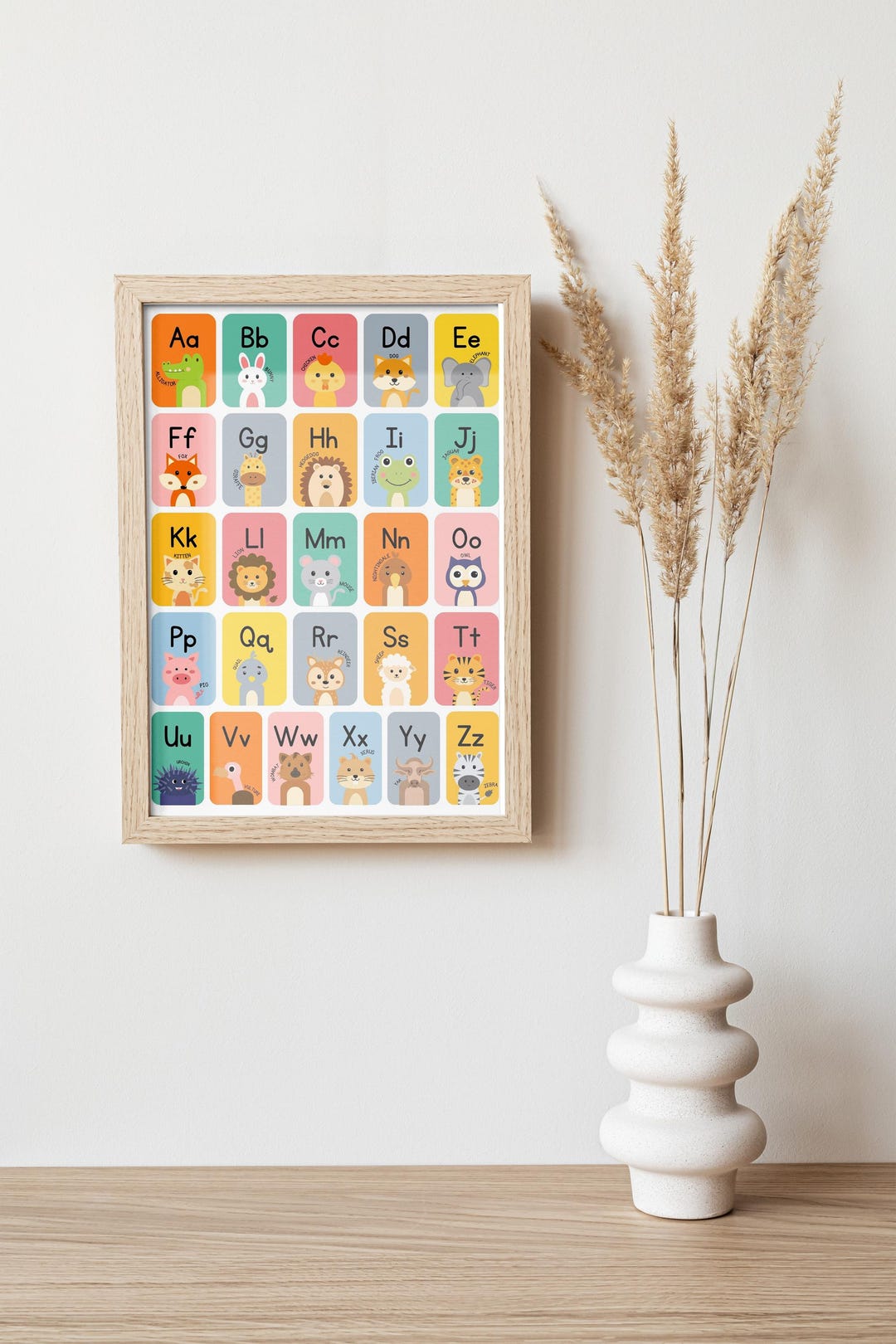 Animal Alphabet - All Letters - Classroom Posters A4 - Etsy