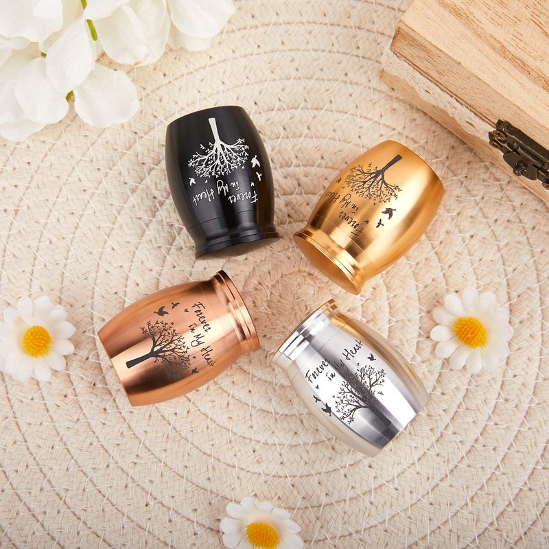 Small Circle Urn Necklace - Etsy