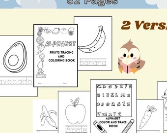 ABC Tracing Pages Kids Artwork Preschool Printables Kids Worksheets ...