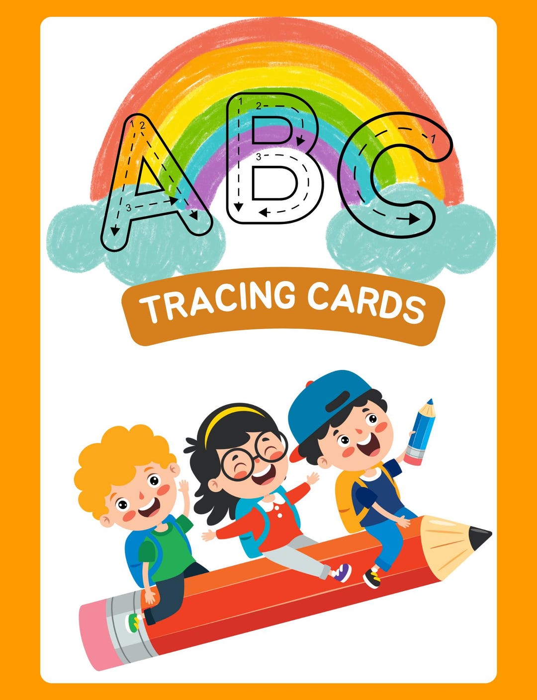 ABC Tracing Fun: Cut, Trace, and Learn Alphabet Activities for Kids - Etsy