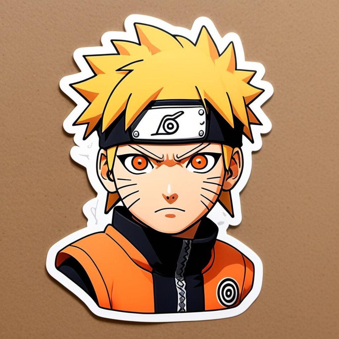 Naruto Ninja Die-cut Sticker – 2x2 Premium Anime Design for Fans and ...