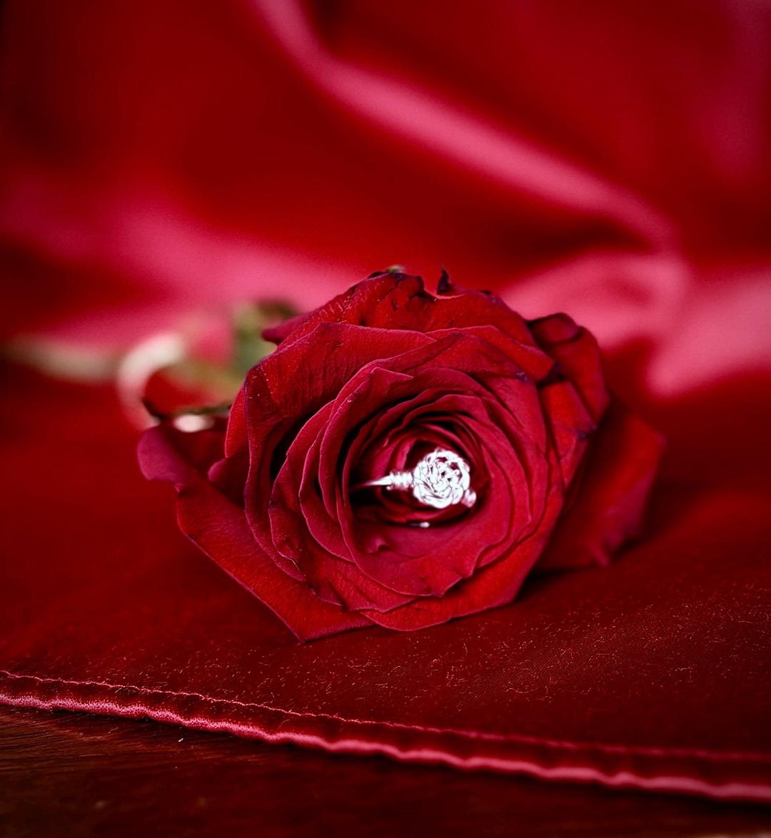 Rose Ring - Etsy
