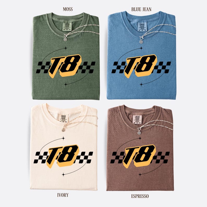 Tate Mcrae T8 Y2K Checkered Graphic Tee, Oversized Comfort Colors Shirt ...