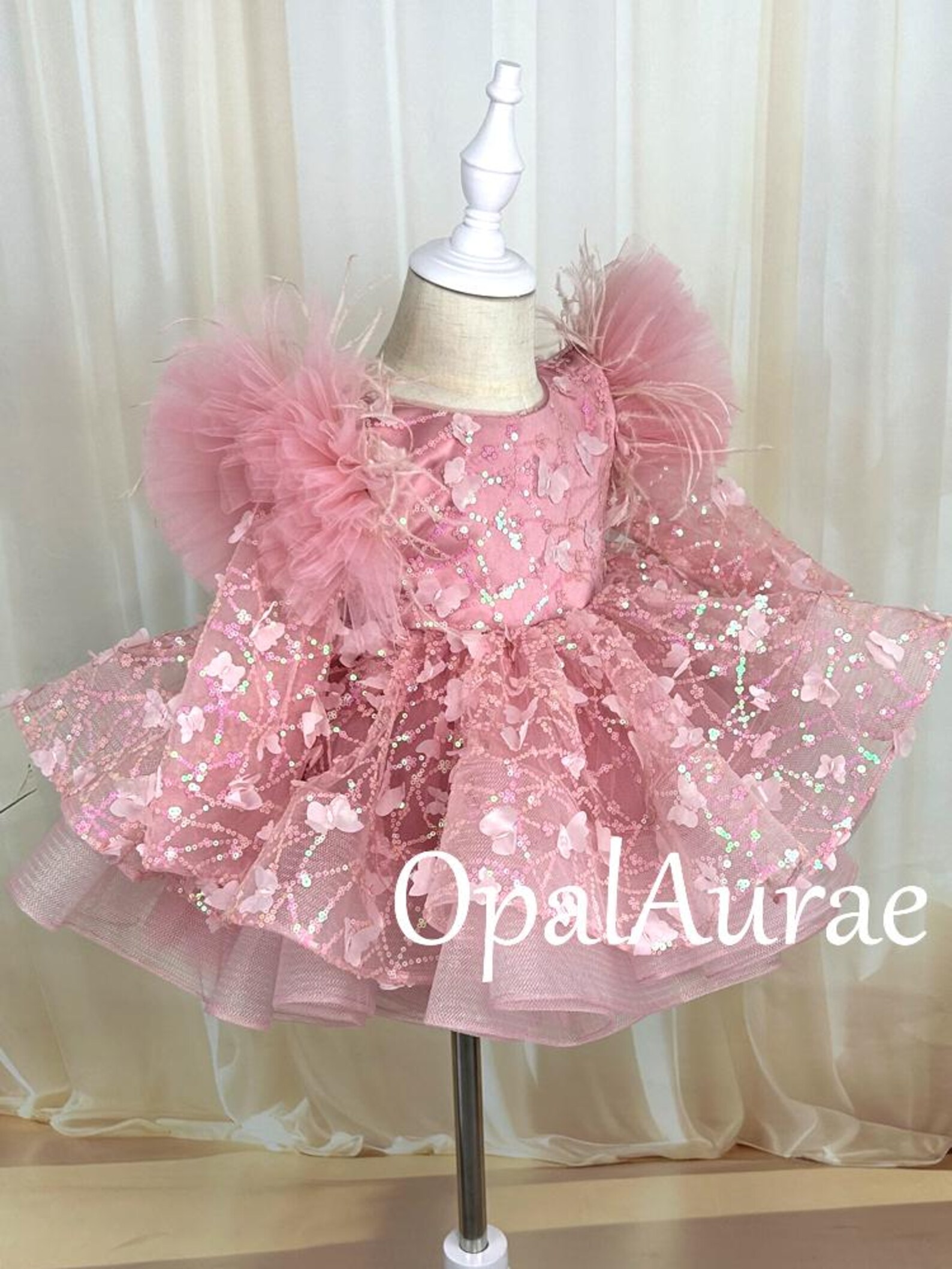 Pageant Dresses for Toddler Girls TUTU Dress Sparkling Bow Toddles ...