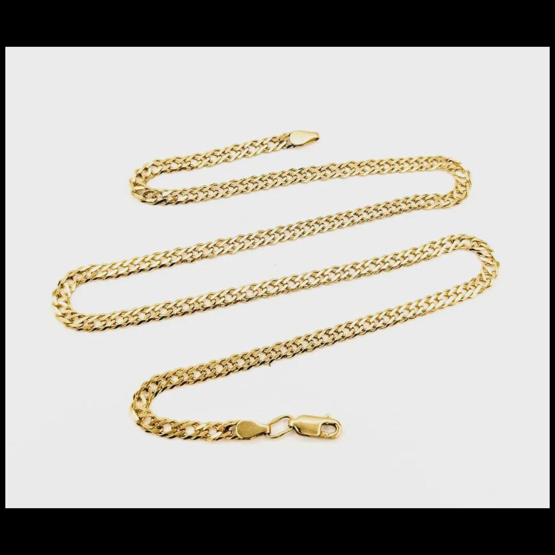 Refined 14k Yellow Gold Wheat Chain Necklace- 20 Inches, 4mm Wide ...