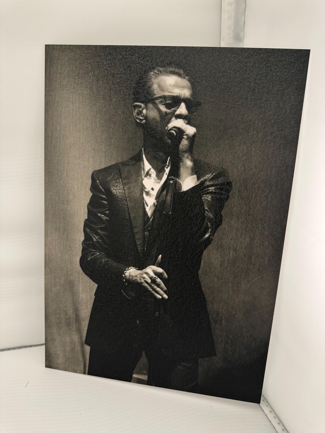 Depeche Mode Dave Gahan Painting/photo on Premium Matt Aluminum Sheet ...